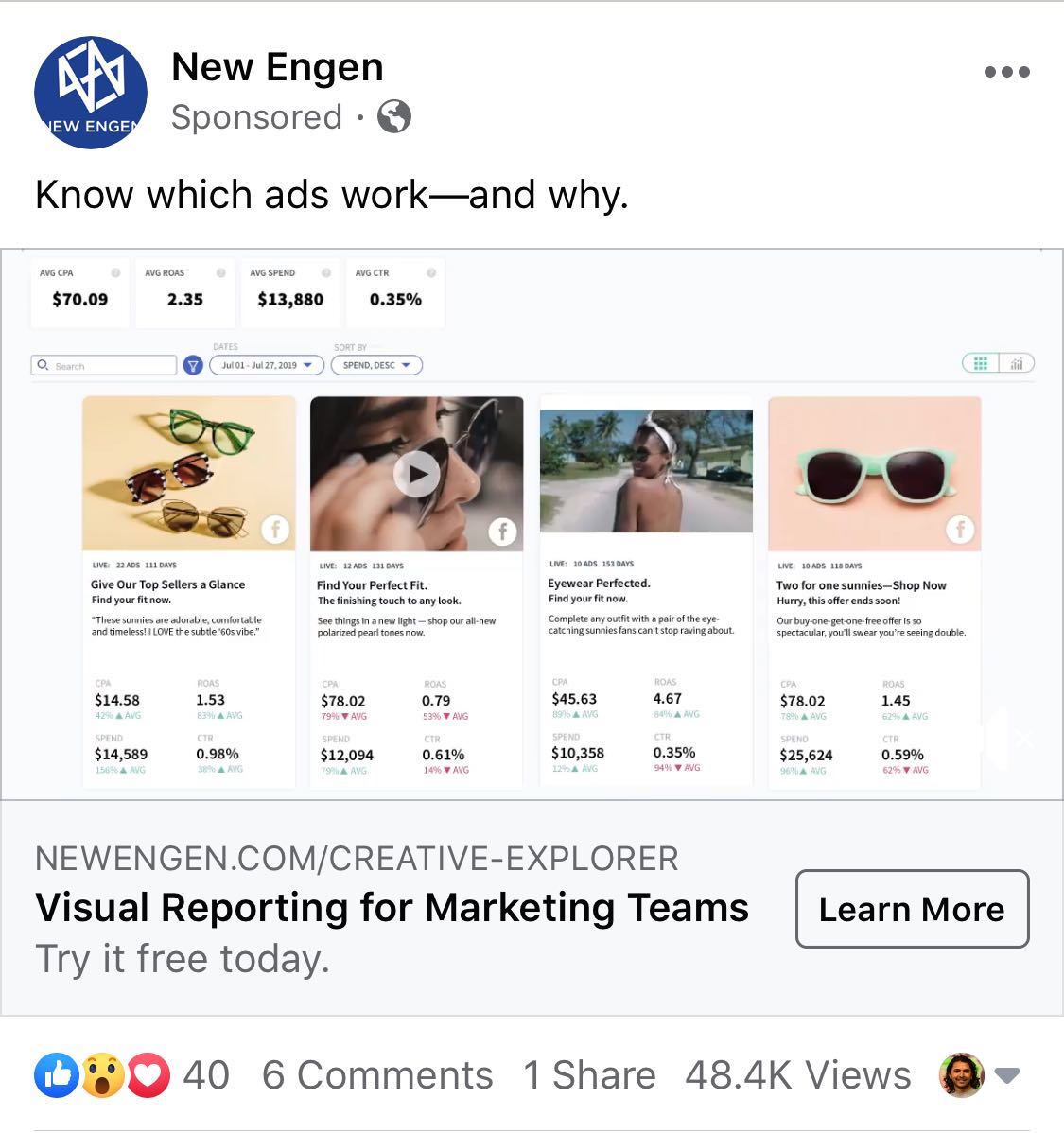 New Engen - creative explorer - Ad Angles