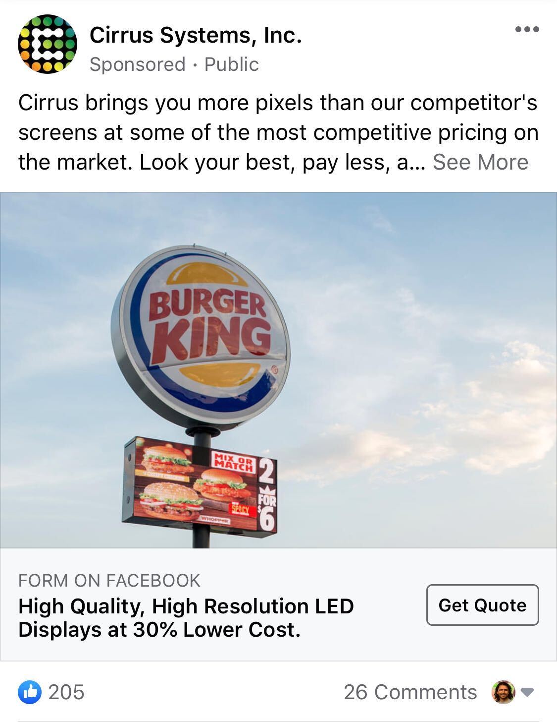 Cirrus Systems - Led Signage - Ad Angles