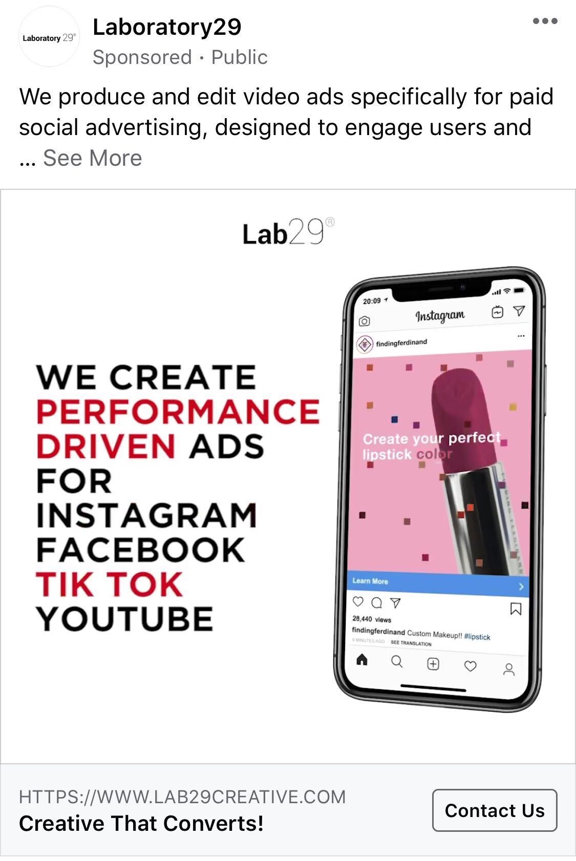 Laboratory 29 - Ad Creatives - Ad Angles