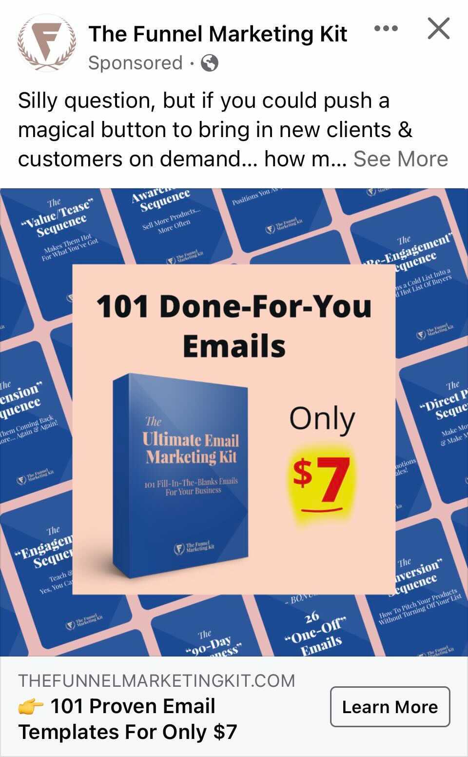 The Funnel Marketing Kit - Email Templates - Ad Angles