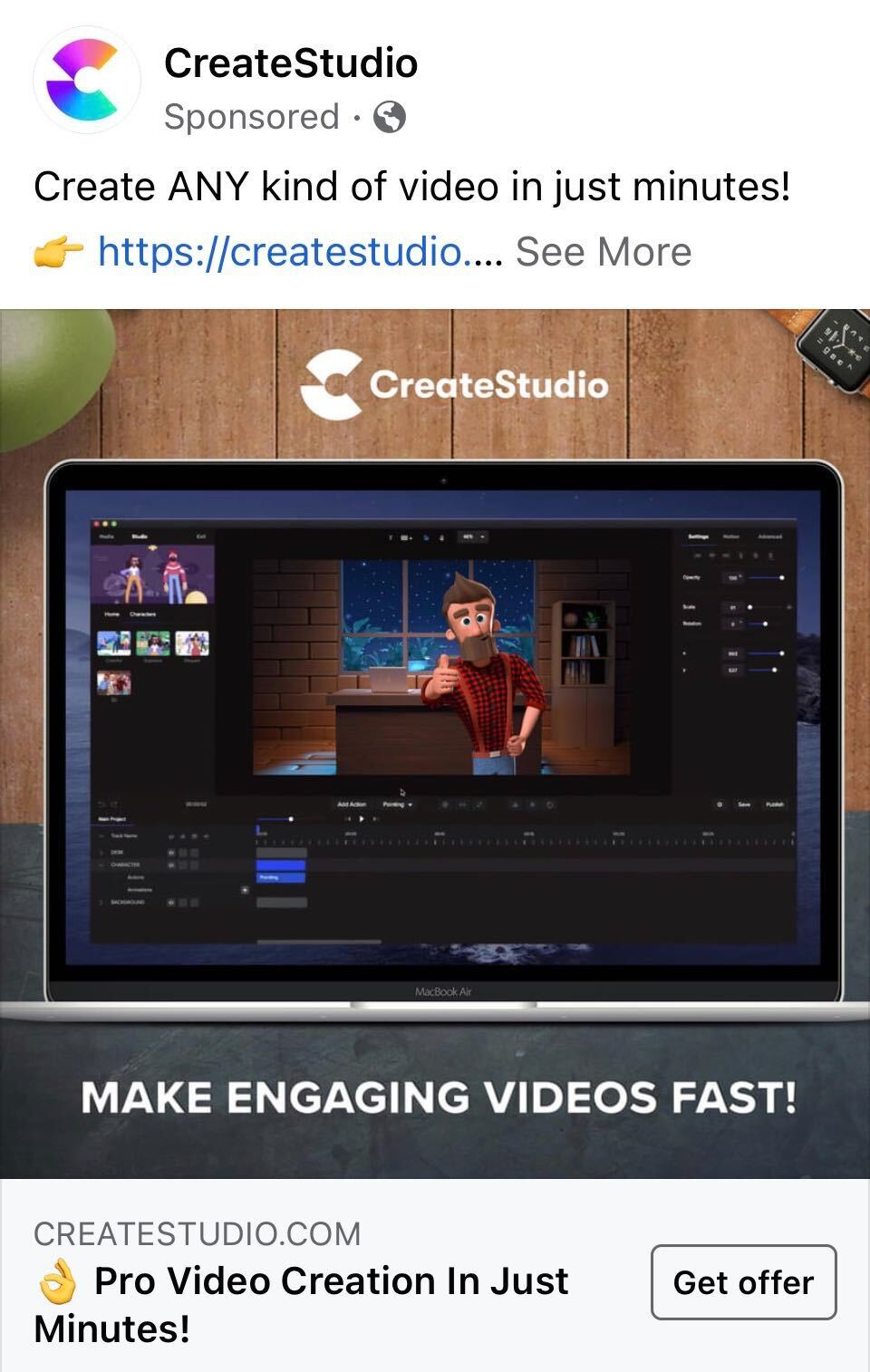 CreateStudio-Video Creator Tool - Ad Angles